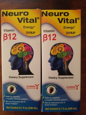 2 PACK NEURO VITAL B12 ENERGÍA VITAL JARABE 8,1 FL 0Z | eBay