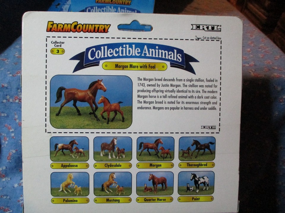 Ertl Farm Country Collectible Animals Morgan Mare with Foal Horses | eBay