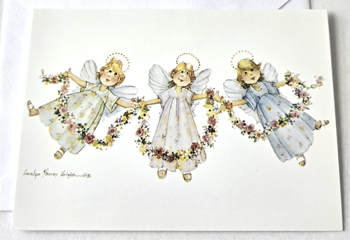 Vintage Greeting Card Blank Note Card Carolyn Shores Wright Three ...