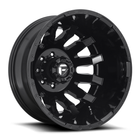 FUEL Blitz D675 Dually Rear 20X8.25 8X165.1 ET-246 Gloss Black Milled ...