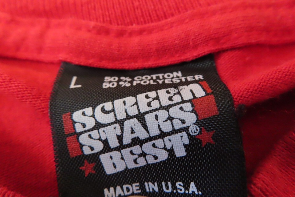 Vintage Screen Stars Label - INDIANA UNIVERSITY HOOSIERS (LG) T-Shirt ...