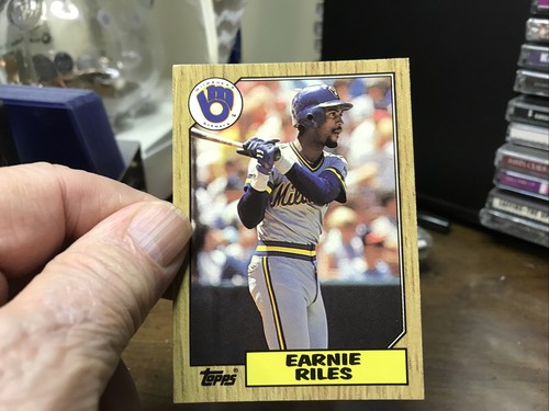 1987 Topps Tiffany Parallel # 523 ERNIE RILES | eBay