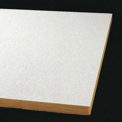 NEW Case of 16 Armstrong 3151 White Ceiling Tiles 24x48 In. 15/16 Grid ...