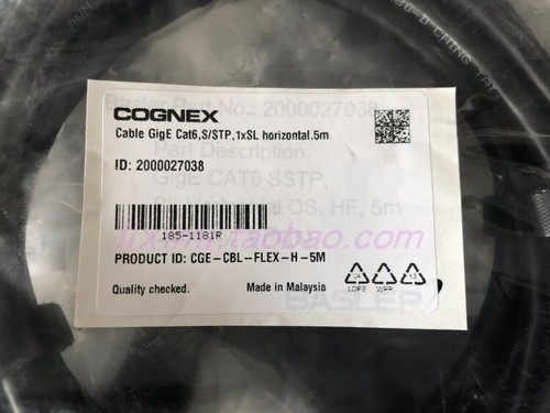 QTY:1 COGNEX CGE-CBL-FLEX-H-5M 185-1181R Camera Network Cable | eBay