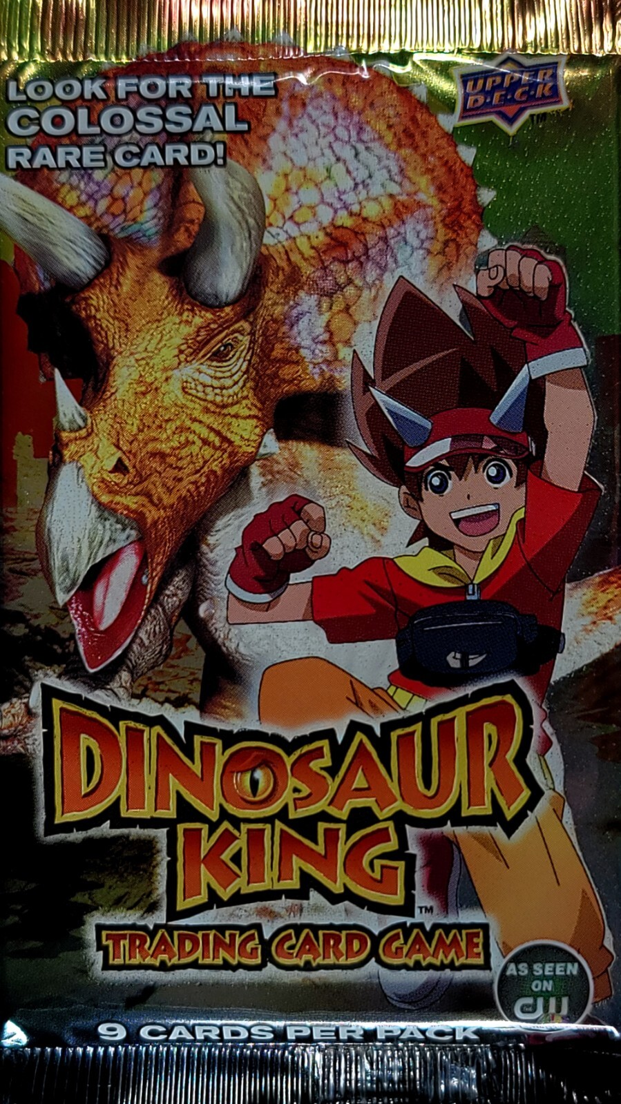 Lot of 4 Sealed 9-Cards Pack DINOSAUR KING Upper Deck TCG DKCG English ...