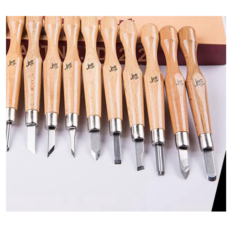 12pcs Cutter Kit Pro Stronger Sharp New SK7 Carbon Steel Wood Carving ...