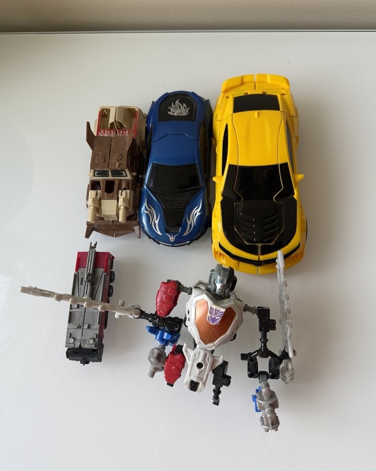 Transformers Action Figure Lot of 5 Collectible Transformer Toys | eBay
