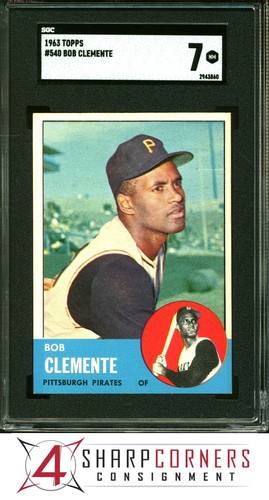 1963 TOPPS #540 ROBERTO BOB CLEMENTE PIRATES HOF SGC 7 | eBay