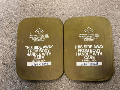 British Military MK2 Ceramic Ballistic Body Plates - protective armour ...