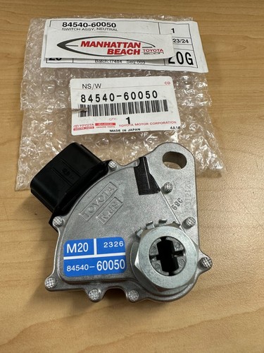GENUINE TOYOTA NEUTRAL SAFTY SWITCH START TRANSMISSION SENSOR 84540 ...