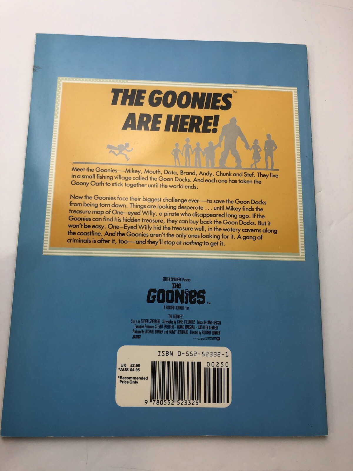 The Goonies: Storybook (Corgi books) by Spielberg, Steven Paperback ...