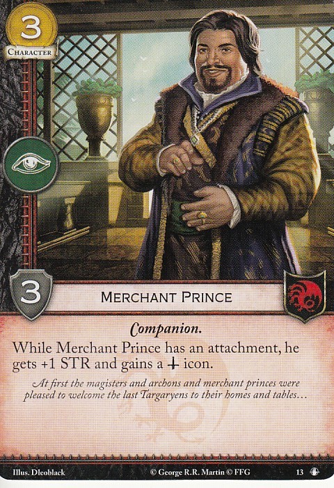 3 x Merchant Prince AGoT LCG 2.0 Game of Thrones Taking the Black 13 | eBay