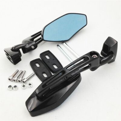 Motorcycle Black Rear View Mirrors For Suzuki GSXR 600 750 1000 ...