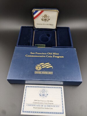 US MINT - 2006 San Francisco Old Mint Coin - DISPLAY BOX (NO COINS) | eBay