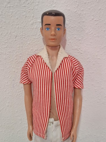 Vintage 1960s Original Ken Doll Made In Japan Brunette Painted Hair ...