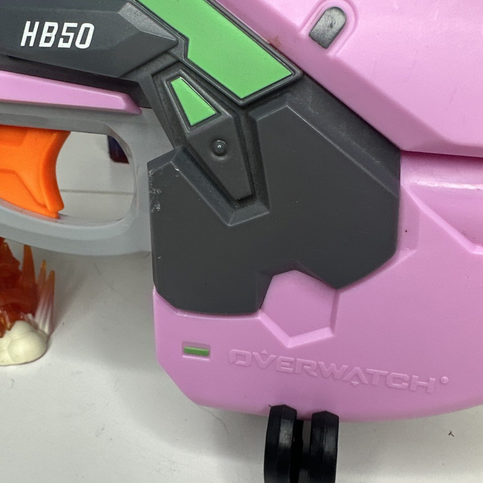 Overwatch D.Va HB50 Blaster - Pink NERF Rival DVA Gun Hasbro Battle ...