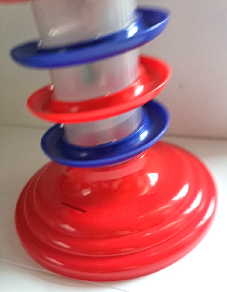 Sweet N Fun 21 Inch Light & Sound Spiral Gumball Bank 2011 Red Candy ...