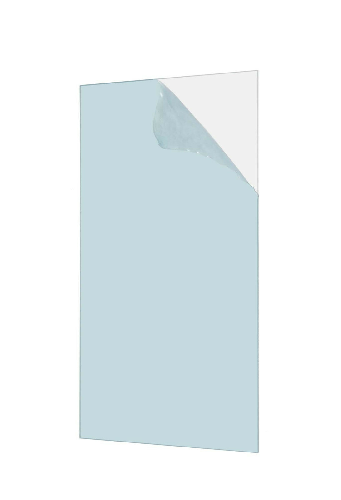 3" x 6" Painting Sheet Clear Acrylic Tiles Pack of 5 Plastic Plexiglass ...