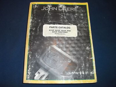 JOHN DEERE 8110T 8210T 8310T 8410T TRACTOR PARTS MANUAL BOOK PC2770 | eBay