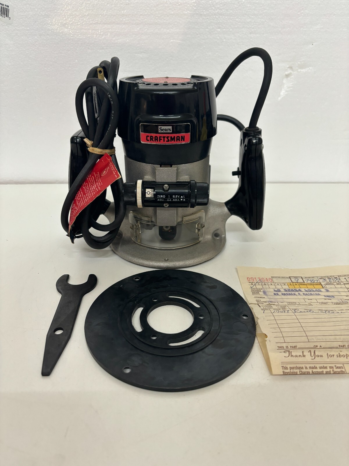 Sears Craftsman Double Insulated Router Model 315.17480 25000 RPM for ...