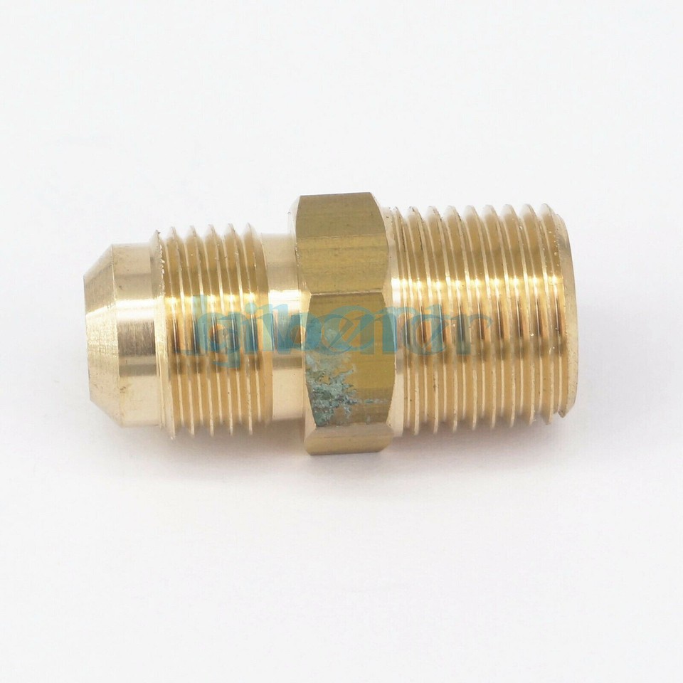 Flare UNF Thread x NPT Male Thread Brass SAE 45° Flare Pipe Fitting | eBay