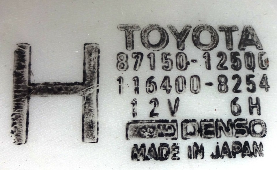 TOYOTA COROLLA AE92 EE90 L/B 1989 92 PAIR HEATER UNIT WITH BLOWER CPL ...