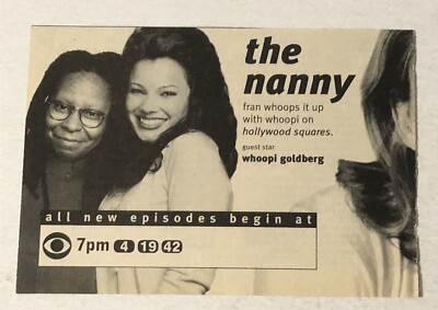 Nanny Tv Guide Print Ad Fran Drescher Whoopi Goldberg TPA18 | eBay