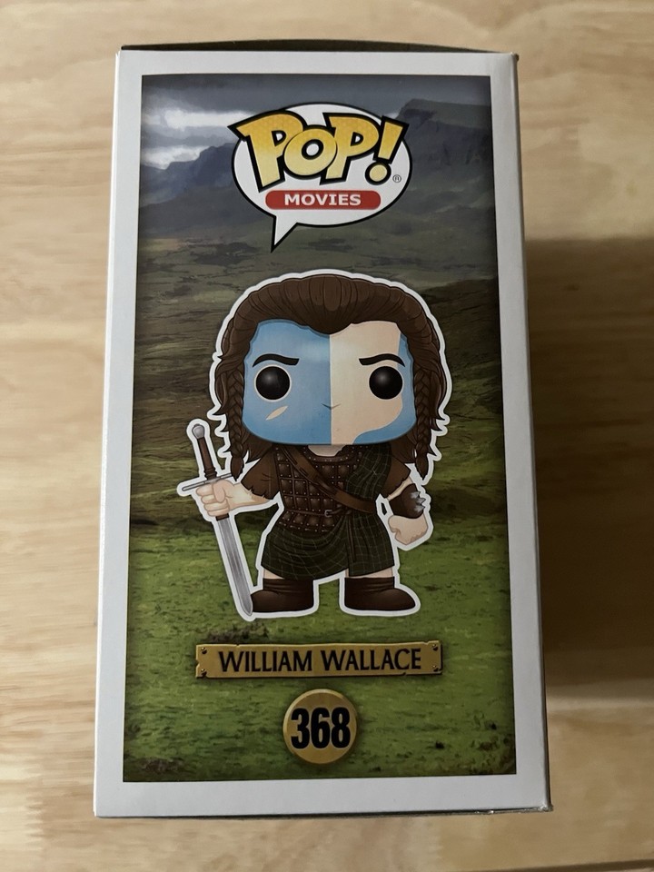 Funko POP William Wallace #368 Braveheart FYE Exclusive Vaulted Bloody ...