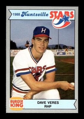 1988 Burger King Huntsville Stars Dave Veres BXCP10 | eBay