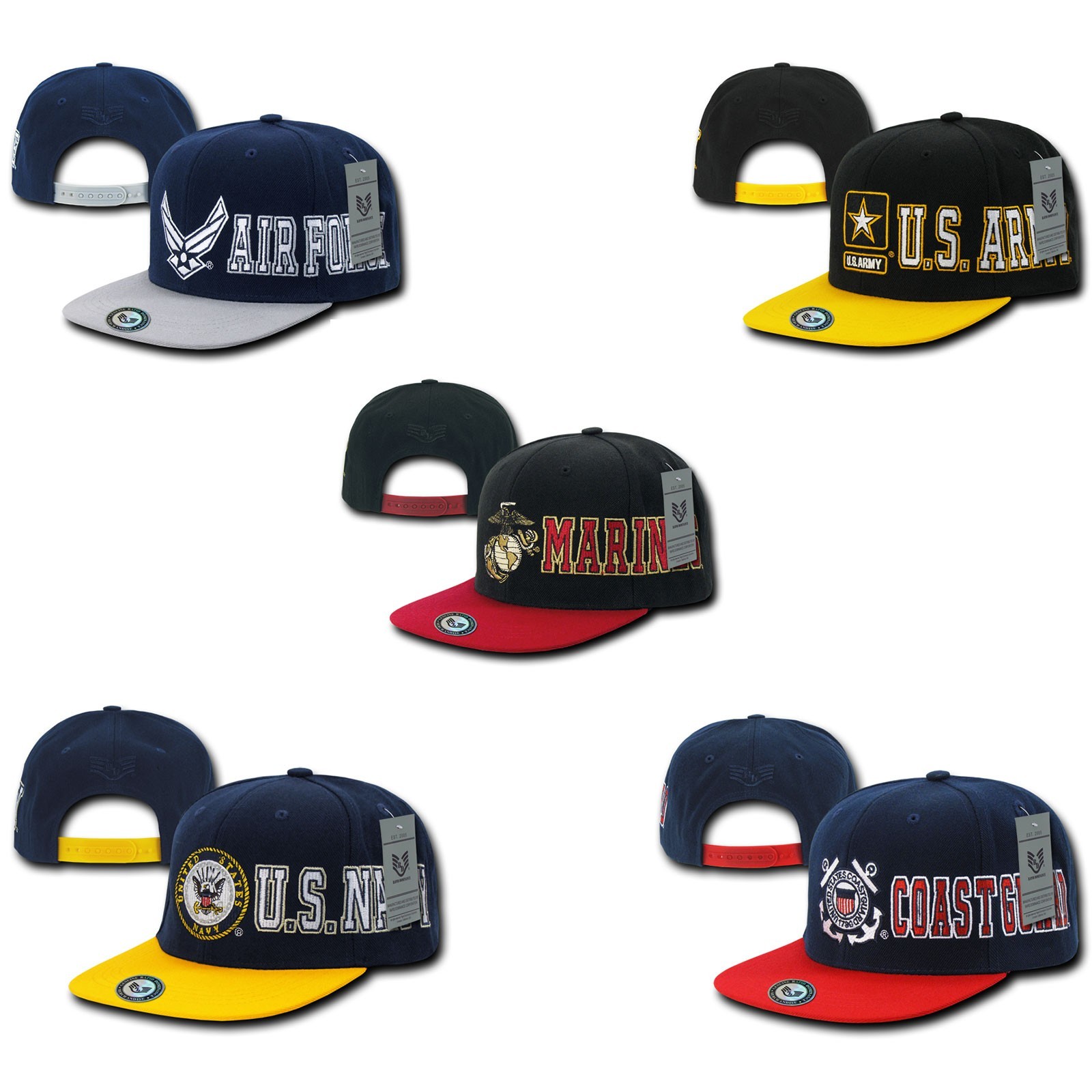 US Military Army Air Force Navy Marines Coast Guard D Day Caps Hats | eBay