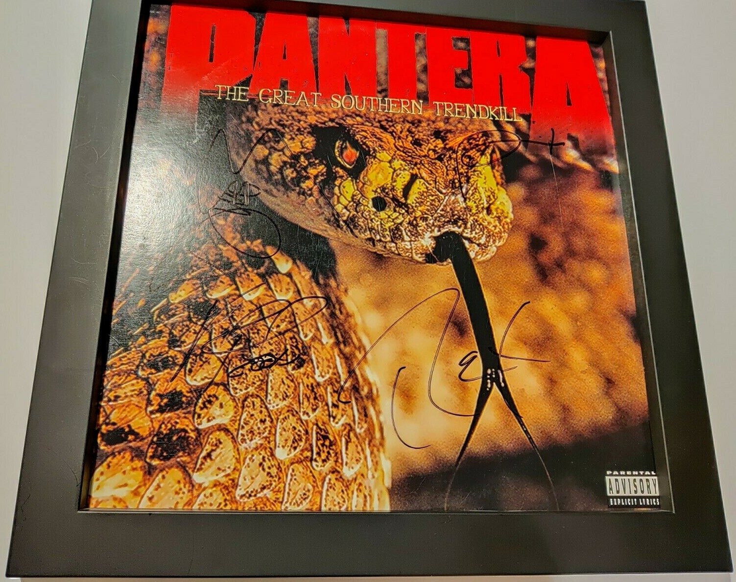PANTERA – The Great Southern Trendkill – FULLY SIGNED by the ORIGINAL ...