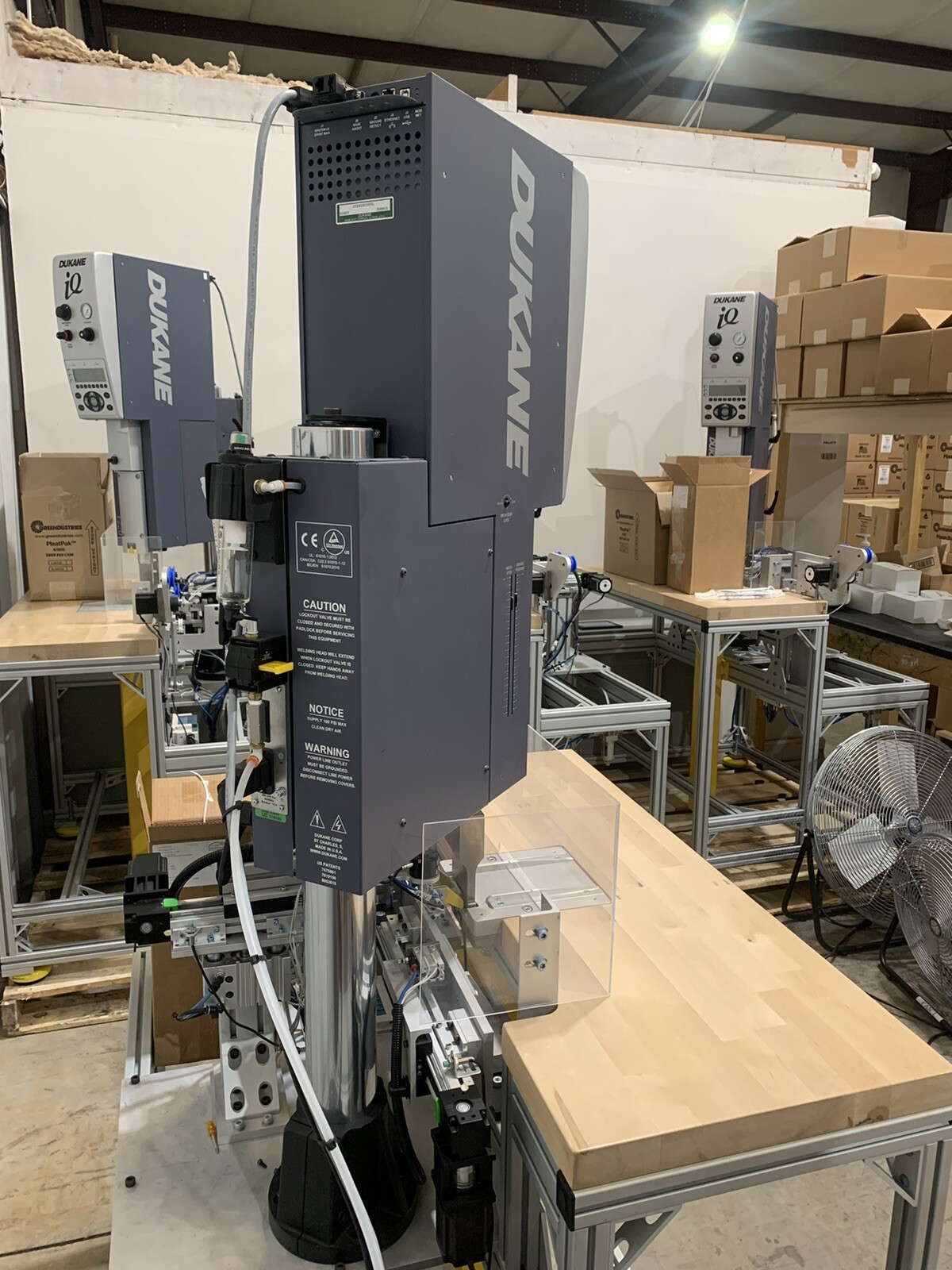 Dukane iQ Series i220 - 20kHz 2400 Watt iQ - Ultrasonic Welder Press ...