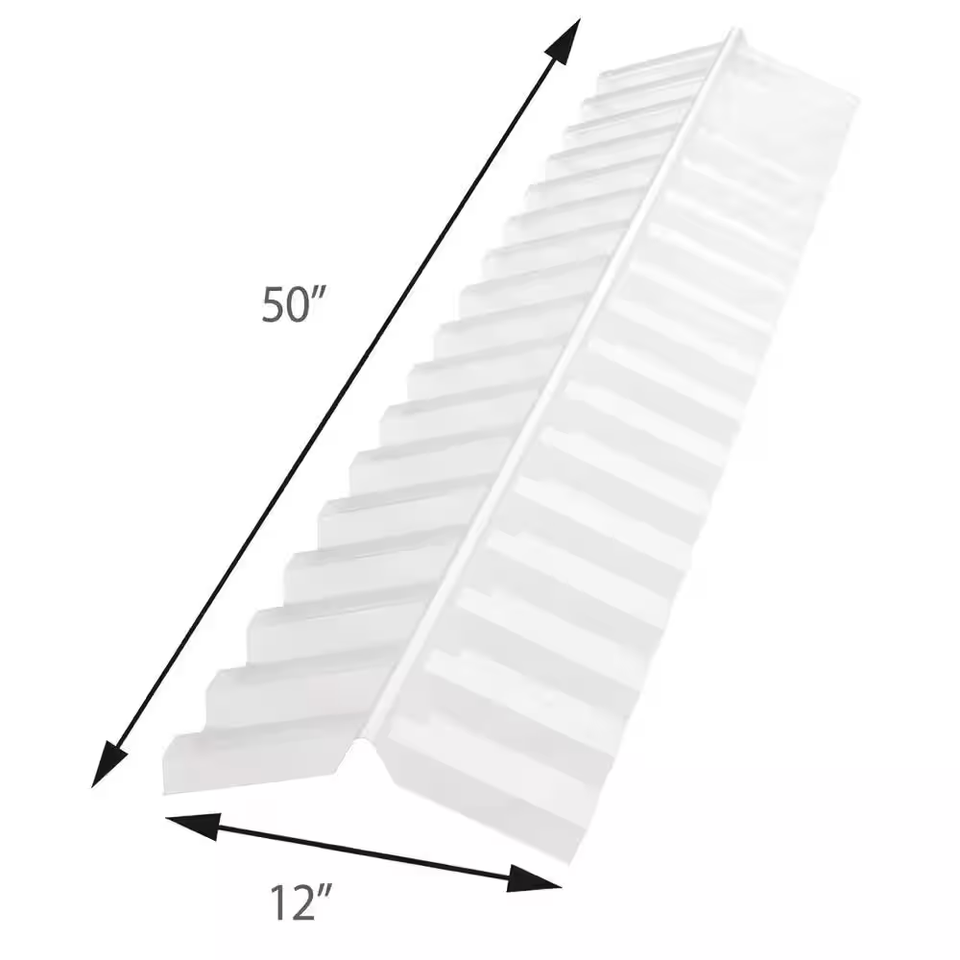 Suntuf Roof Ridge Cap 4 ft Flashing Angle Clear Polycarbonate Panel 0. ...