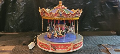 Lemax Elegant Equestrian Carousel Christmas Village | eBay