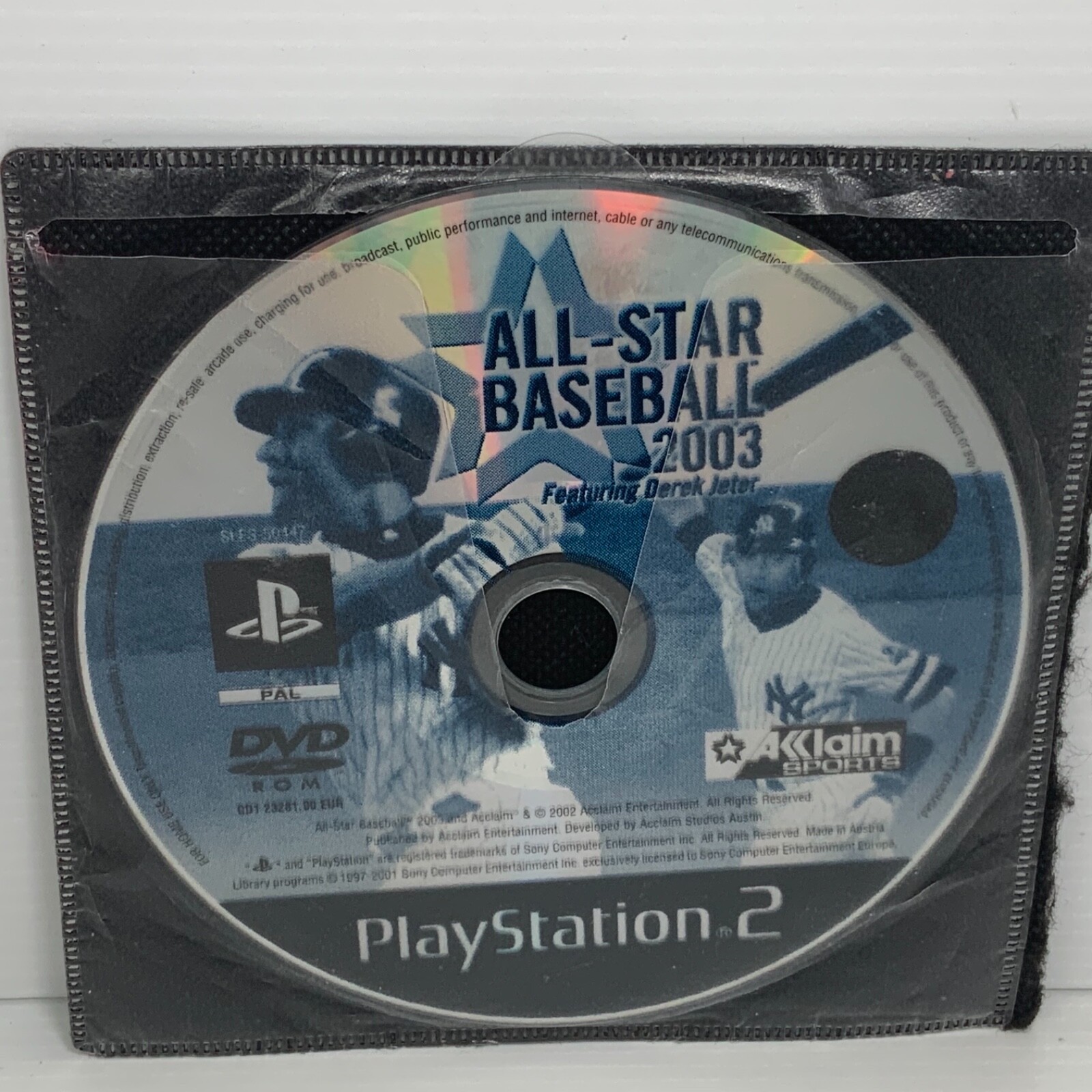 All-Star Baseball 2003 *Disc Only* - PlayStation 2 PS2 - Free Tracked ...