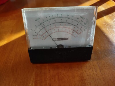 Vintage Heathkit Multimeter 0-100 (200/200/500/1000) part | eBay