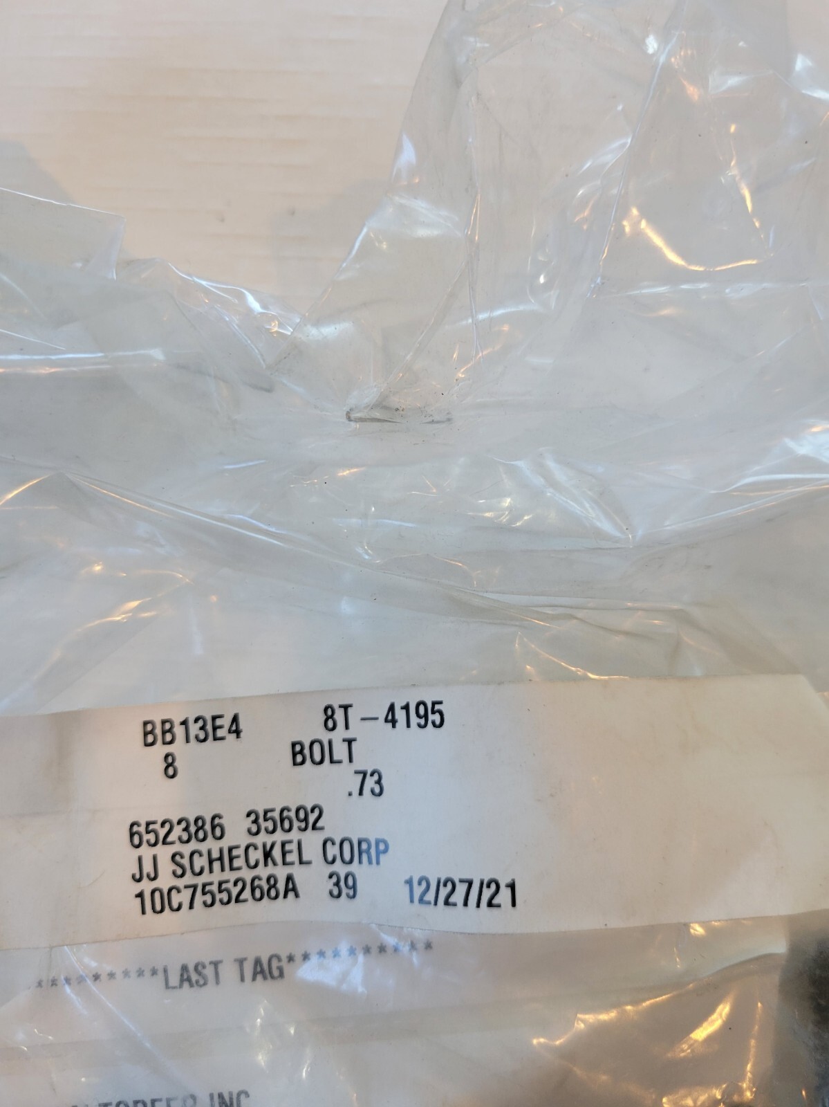 For CATERPILLAR BOLT 8T4195 CAT 8T-4195 | eBay