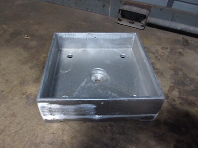 Post Base, Anchored 8x8, rough cut, Heavy Cast Aluminum MADE IN USA | eBay