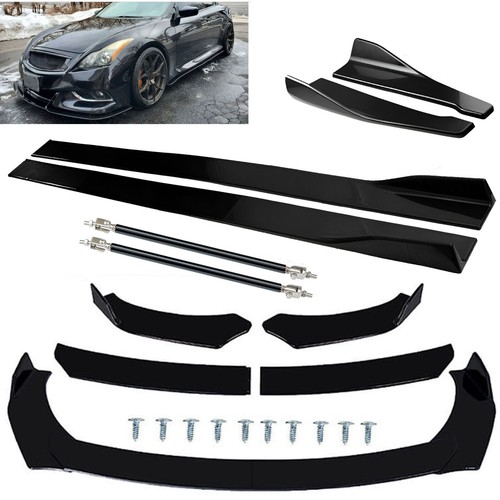 Front Bumper Spoiler Body Kit /Side Skirt /Rear Lip For Infiniti G37 ...