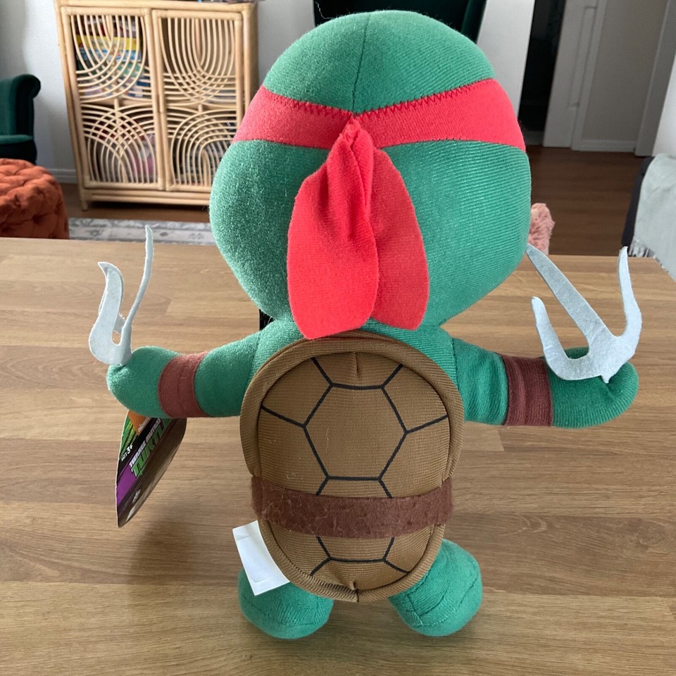 TEENAGE MUTANT NINJA TURTLES RAPHAEL PLUSH TOY TMNT 30cm TALL | eBay ...