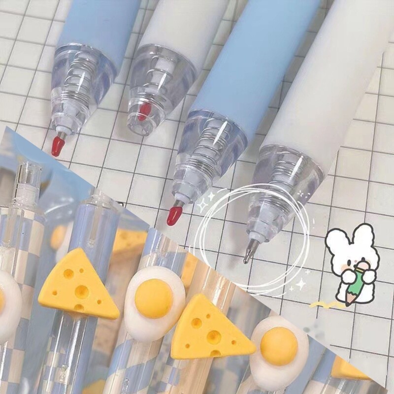 6x 0.5mm Neutral Pens Retractable Gel Ink Pen Smooth Writing Pens for ...