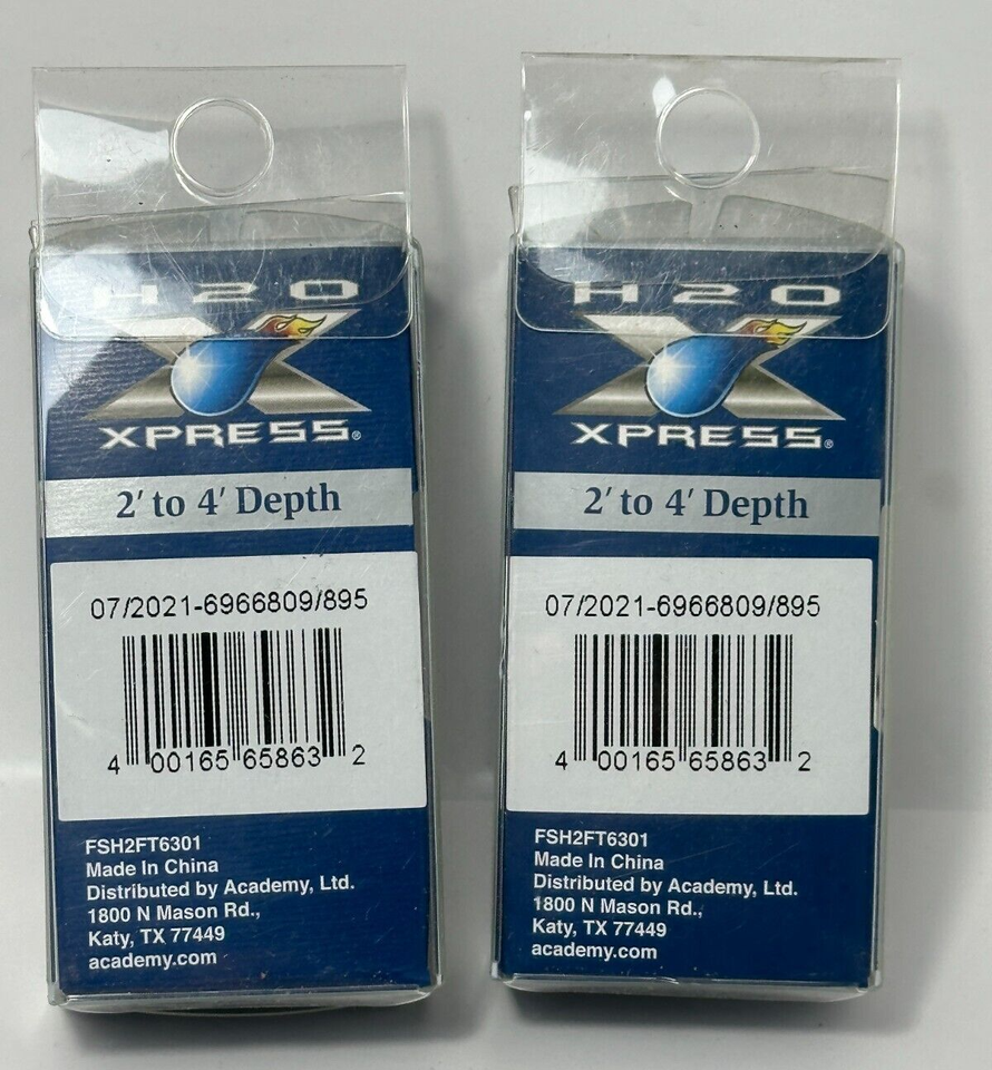 2pc H2O Xpress MODEL CRULL Shadtreuse Fishing Lures Crankbait | eBay