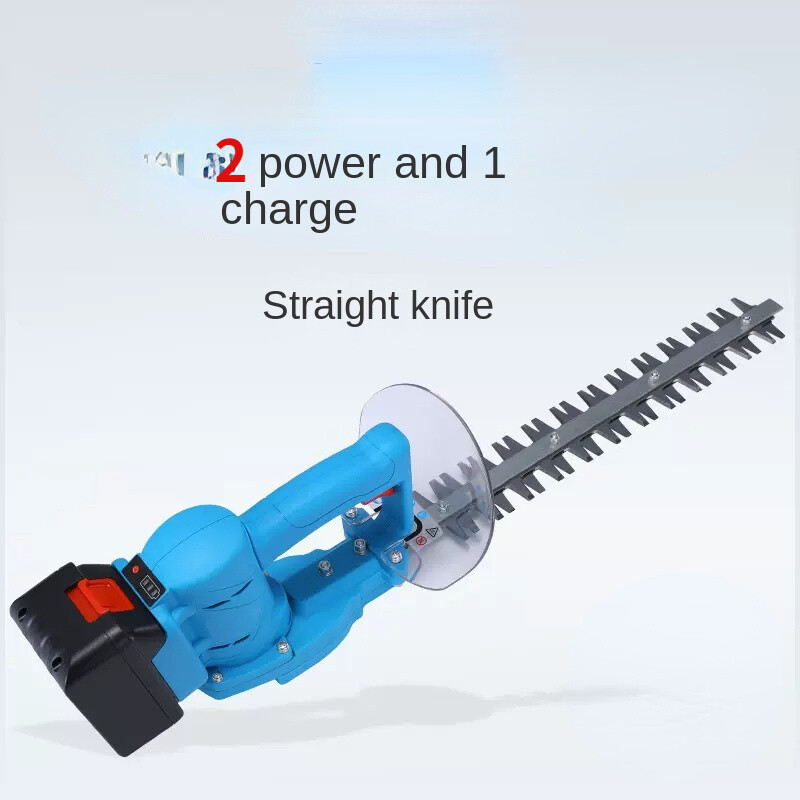 Brushless One Hand Electric Hedge Machine Rechargeable Portable Curved ...