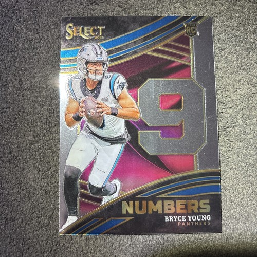 BRYCE YOUNG 2023 Panini Select Numbers Rookie Card RC #NMB-BYO Panthers ...
