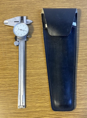 Fowler 6" Dial Caliper, .2" Per Revolution, .001 Calibration, In Soft ...