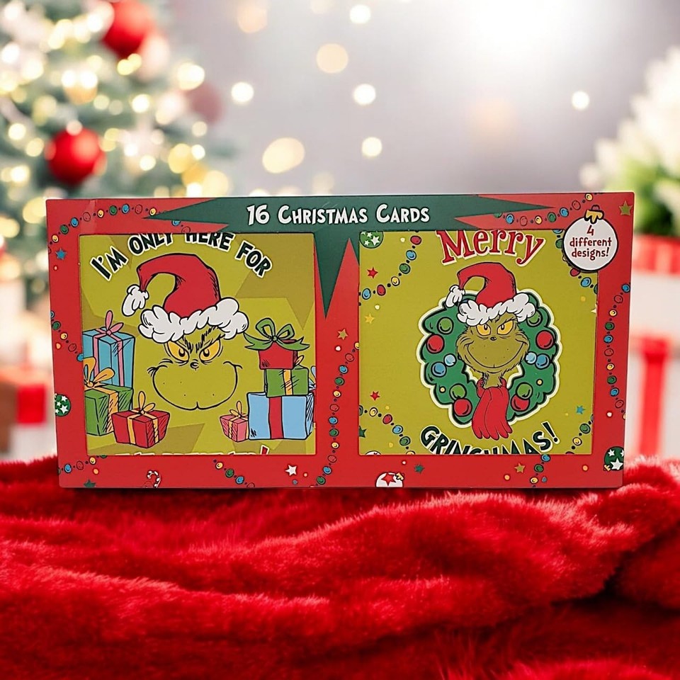 The Grinch Christmas Stocking Party Bags Filled Hot Water Bottle ...