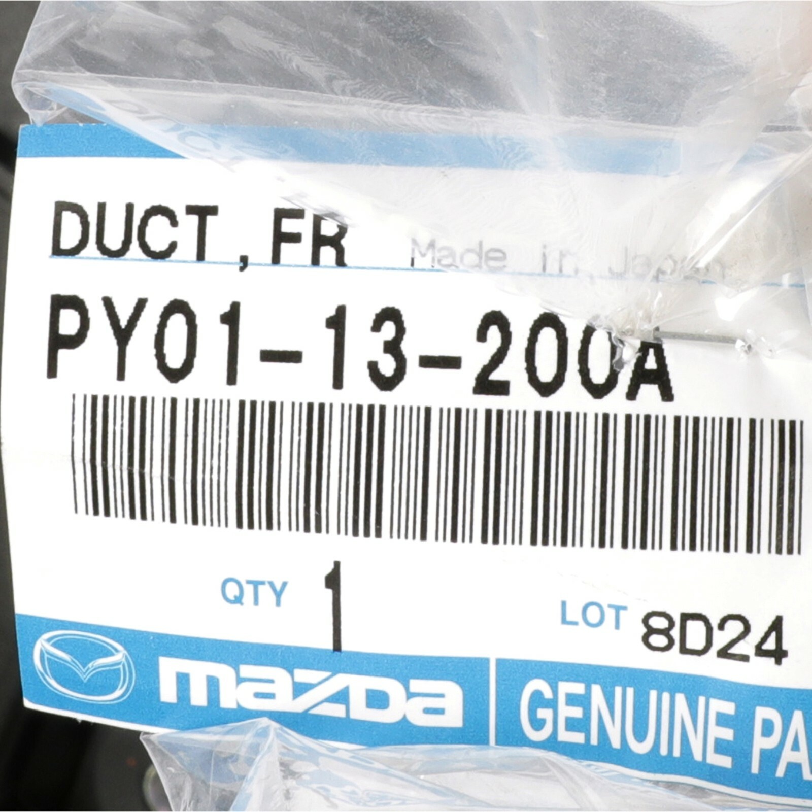 OEM NEW Genuine Mazda Air Cleaner Inlet Duct 2014-2021 Mazda 3 6 PY01 ...