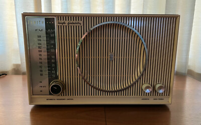 1960 Vintage Zenith High Fidelity AM/FM Tube Radio Model S-46353 (LOCAL ...