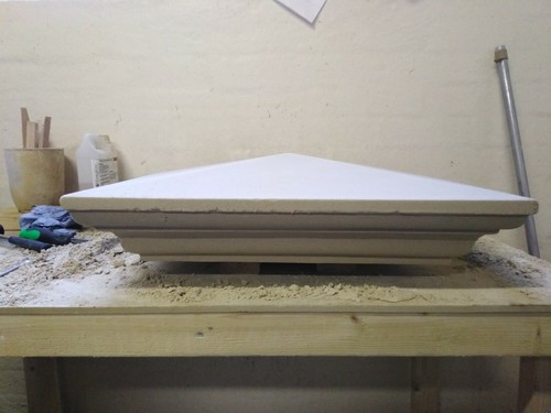 Rectangular Pier Cap / pillar caps / gate post topper /2 brick x 1.5 x ...