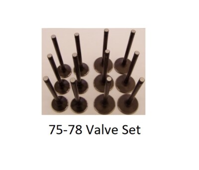 Datsun 280Z 1975-78 L28 L28E Engine Intake Exhaust Valve Set 12 Valves ...